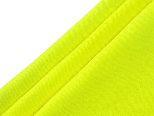 100% cotton FR High Visibility knitted fabric