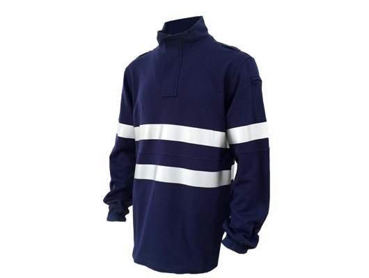 modacrylic cotton flame resistant sweatshirt